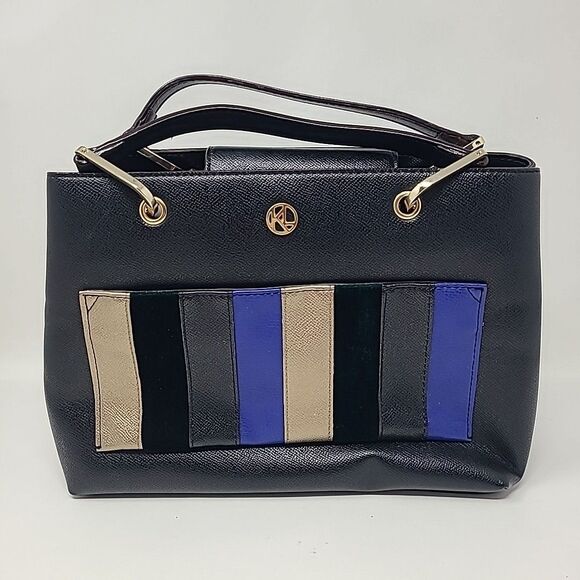 Kate Landry | Bags | Kate Landry Purse Double Strap Crossbody Black ...
